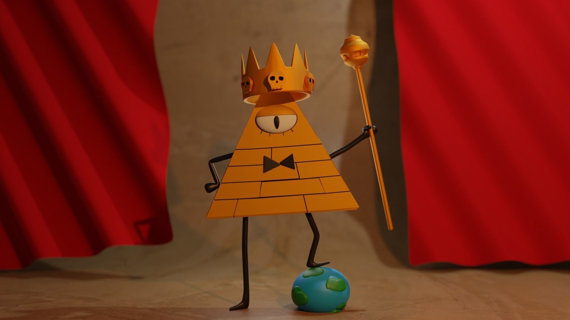 3D model Bill Cipher VR / AR / low-poly | CGTrader