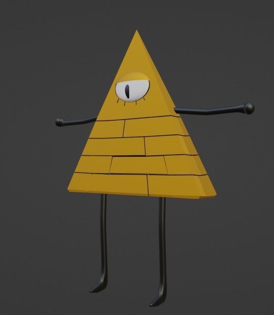 3D model Bill Cipher VR / AR / low-poly | CGTrader