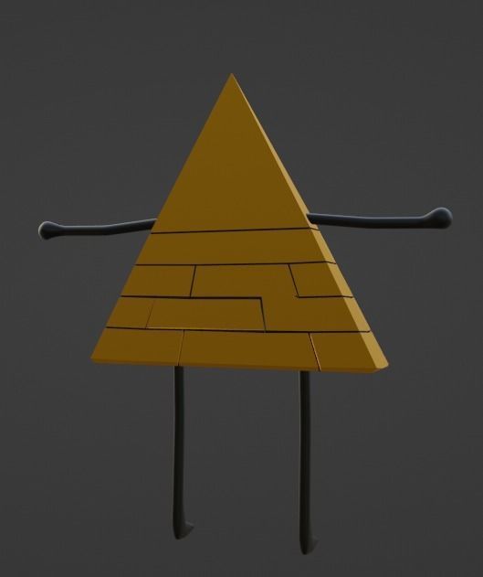 3D model Bill Cipher VR / AR / low-poly | CGTrader