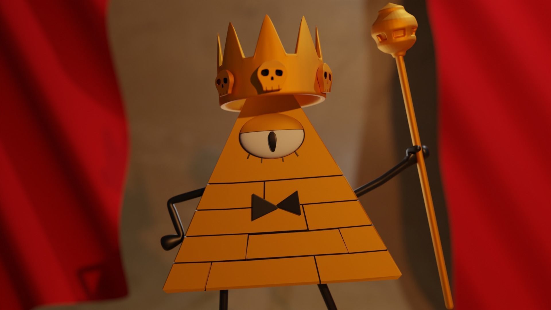 3D model Bill Cipher VR / AR / low-poly | CGTrader