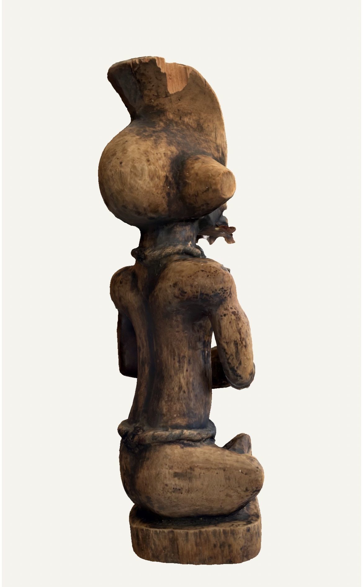 Seated African Sculpture 3D model | CGTrader