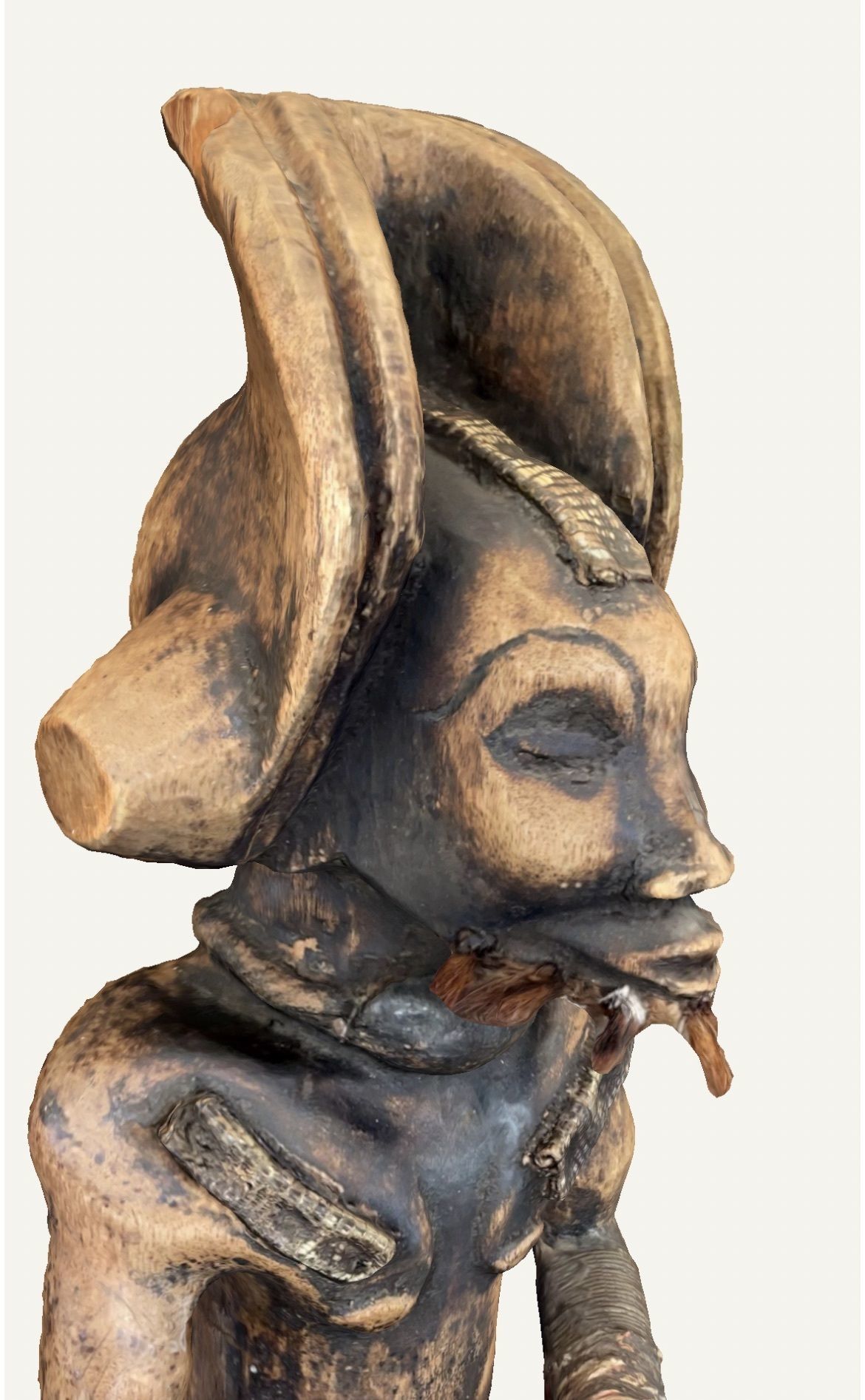 Seated African Sculpture 3D model | CGTrader