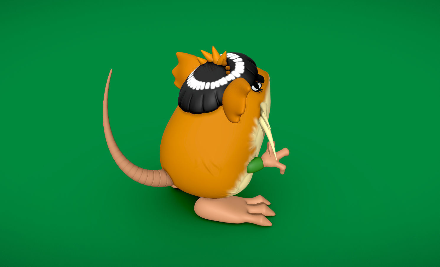 Raticate Gai - 3D Print 3D model 3D printable | CGTrader