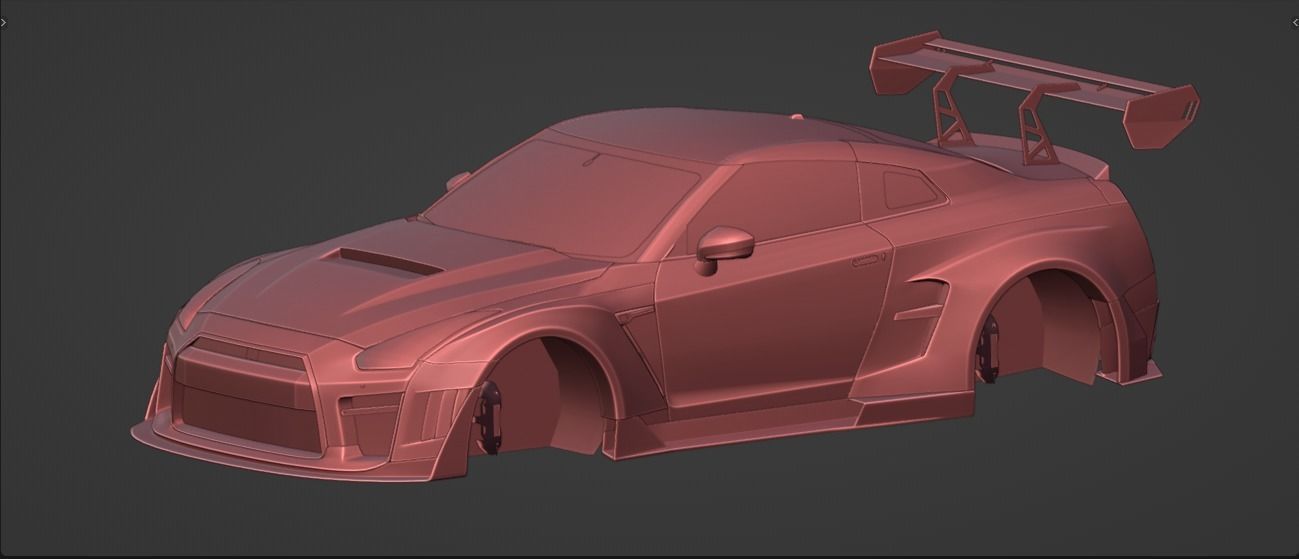 Nissan GTR R35 2017 Robot Craftsman 3D model | CGTrader