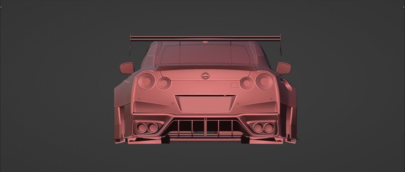 Nissan GTR R35 2017 Robot Craftsman 3D model | CGTrader