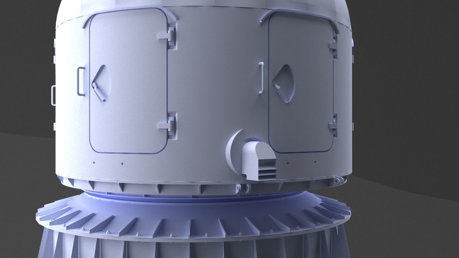 AK-176 naval gun turret 3D model | CGTrader
