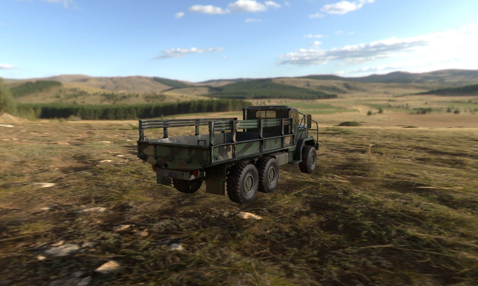 3D model M925 5-ton Military Truck VR / AR / low-poly | CGTrader