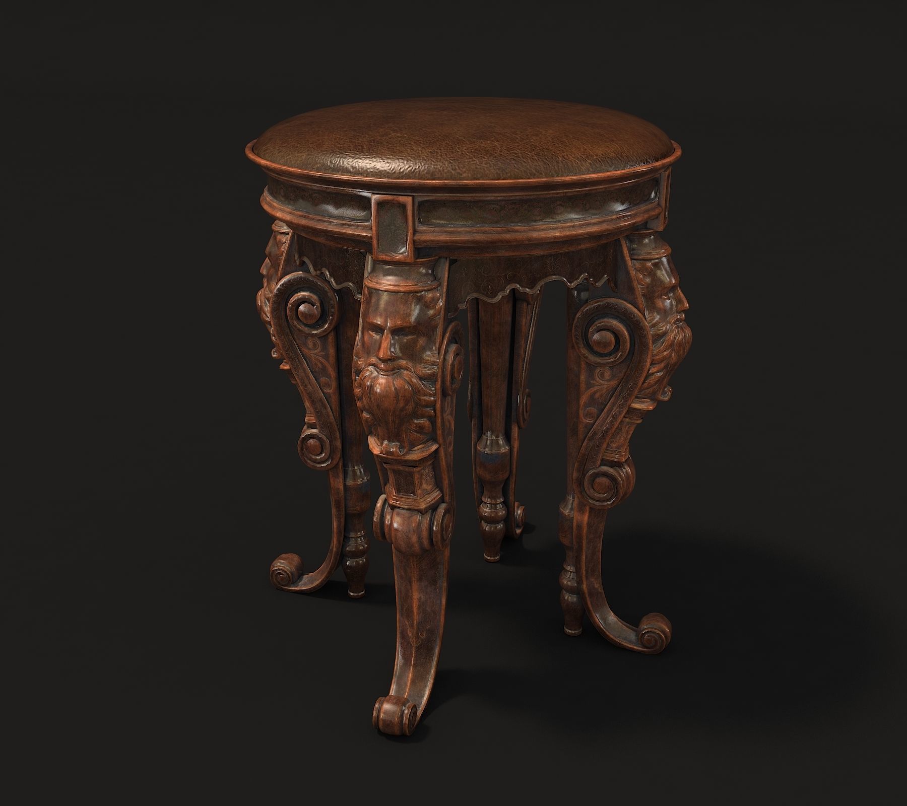 Classic Style Dressing Table 5 3D model | CGTrader