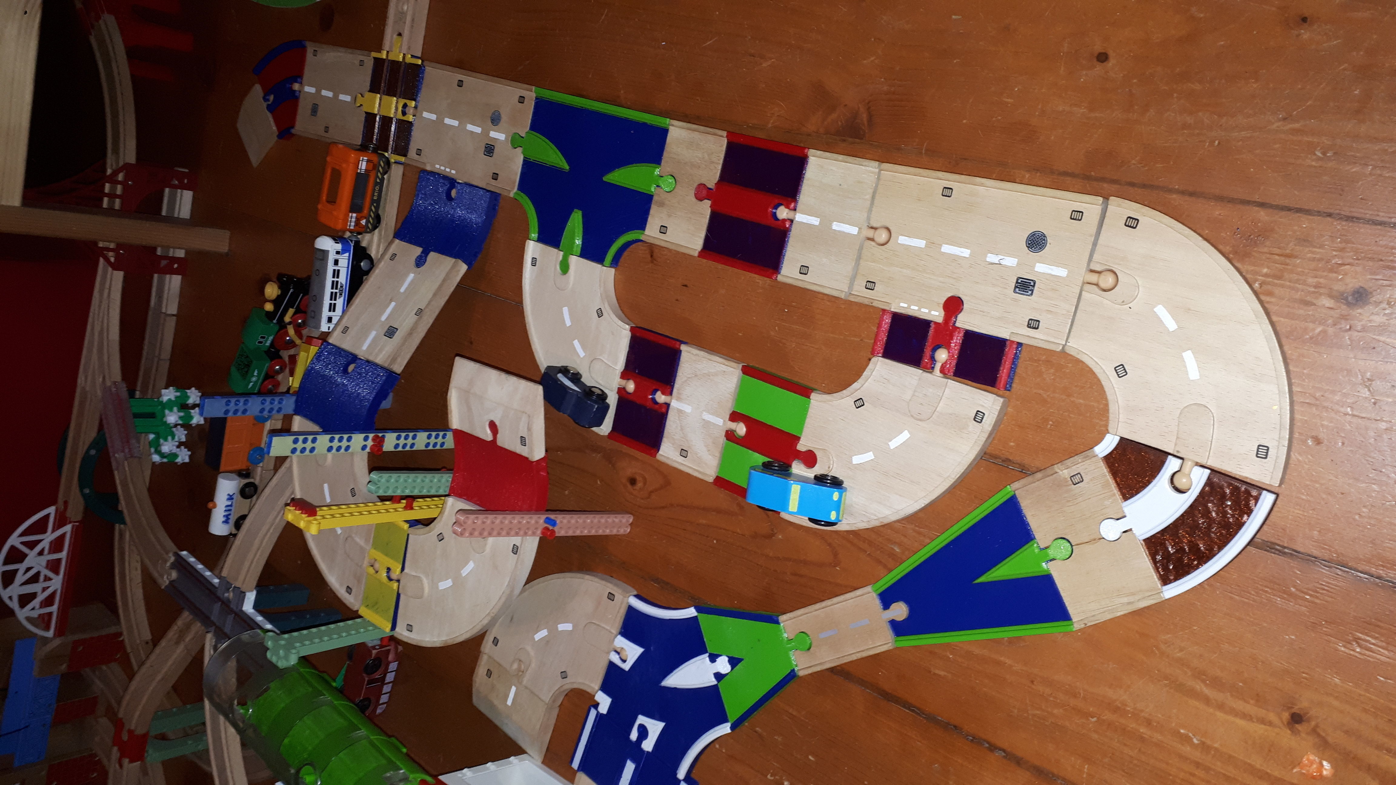 BigJigs wooden roadway pieces free 3D model 3D printable | CGTrader