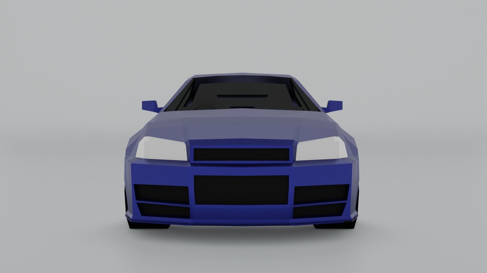 Nissan GTR R34 low poly free VR / AR / low-poly 3D model | CGTrader