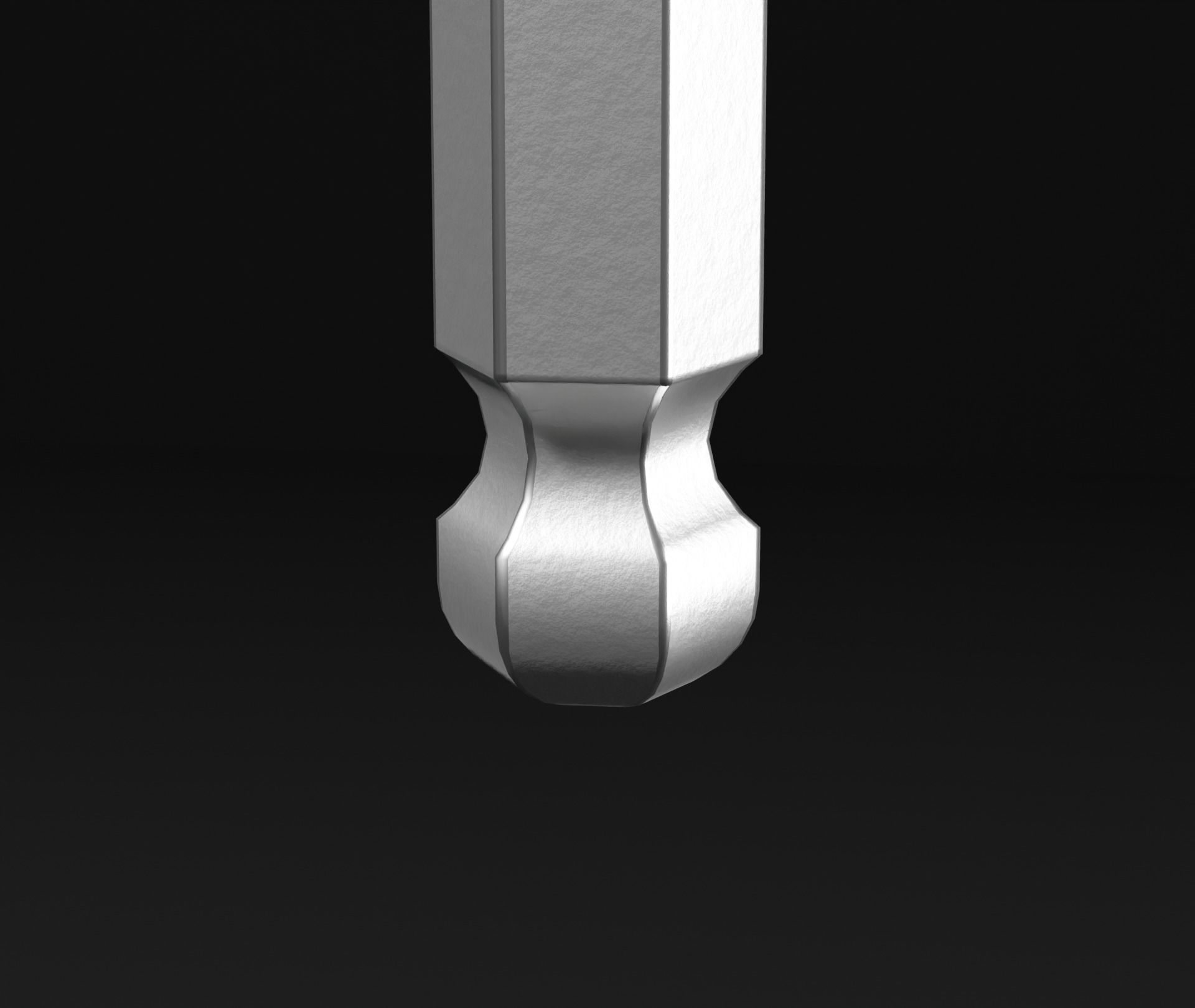 3D model Allen key - Short rounded VR / AR / low-poly | CGTrader