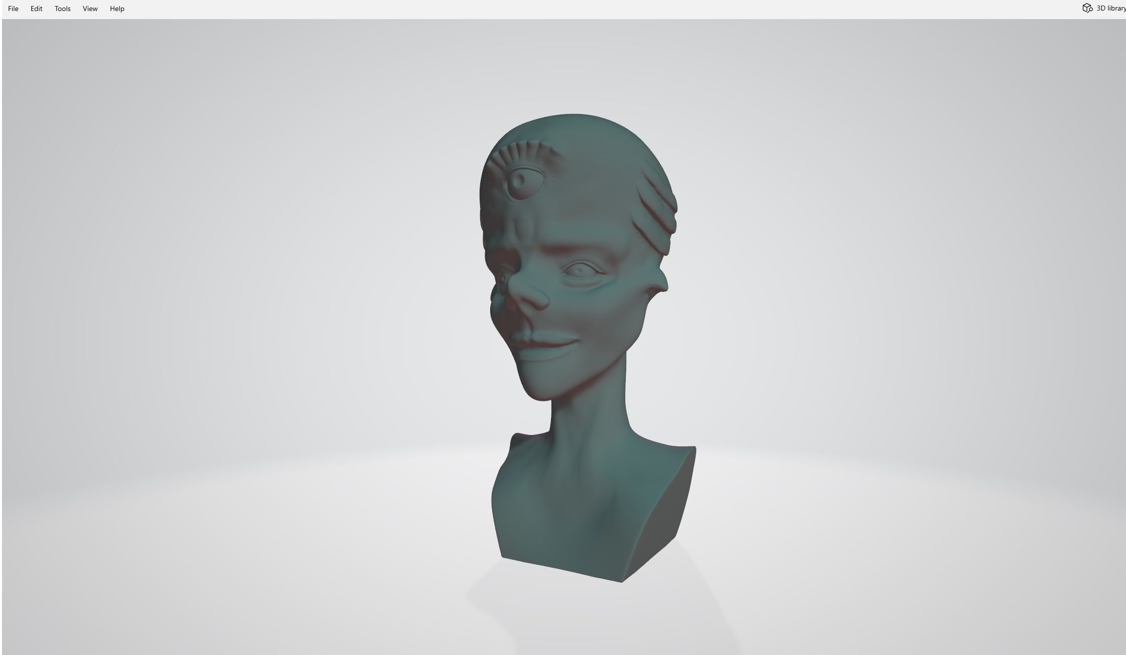 Alien bust stl 3d printable 3D model 3D printable | CGTrader