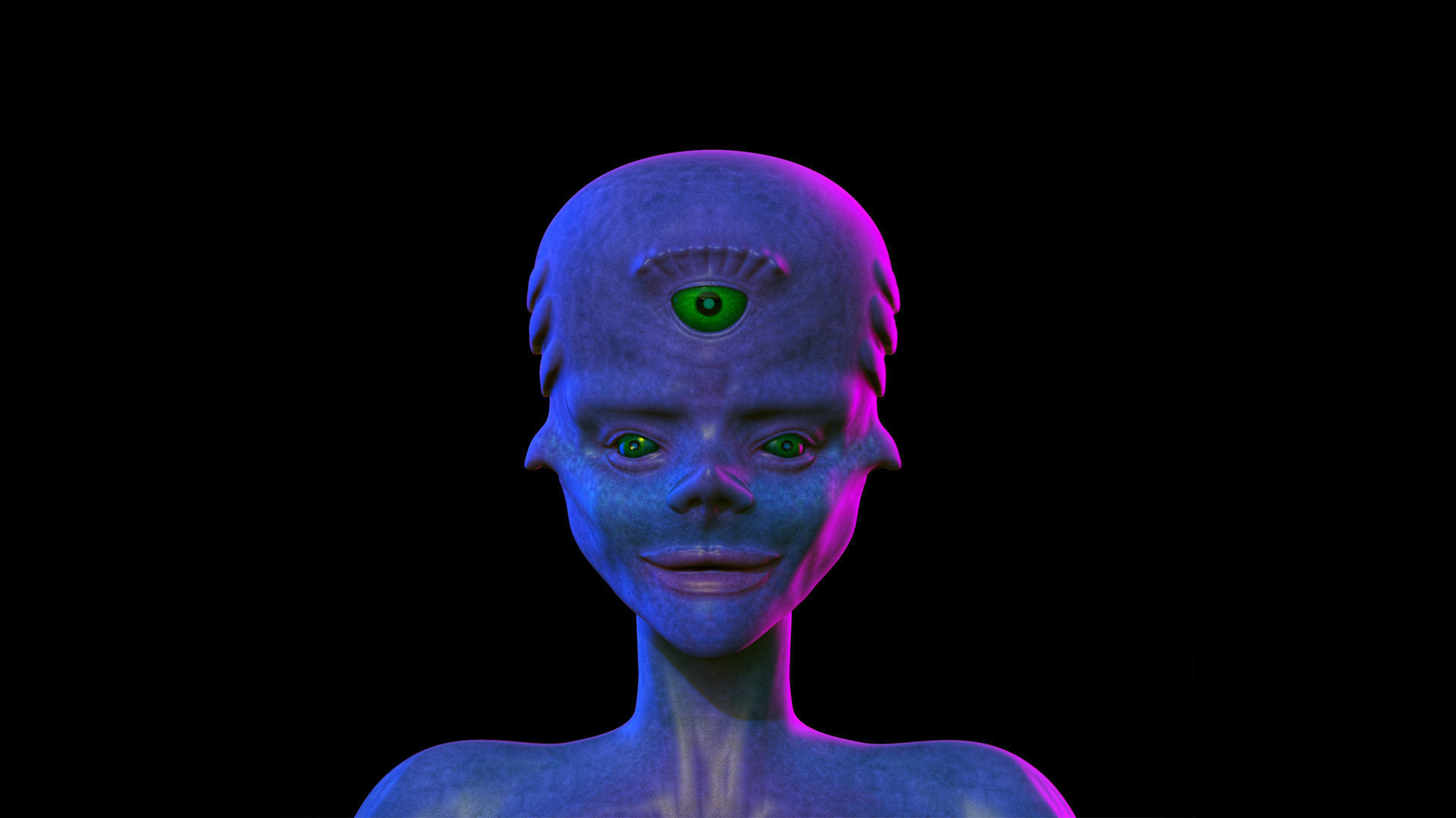 Alien bust stl 3d printable 3D model 3D printable | CGTrader