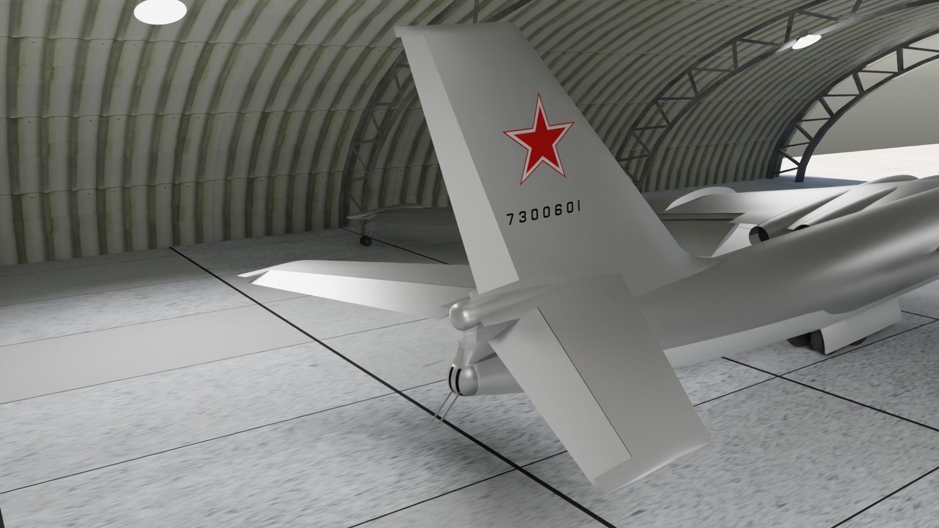 Myasishchev 3M Molot Bison-B 3D model animated rigged | CGTrader