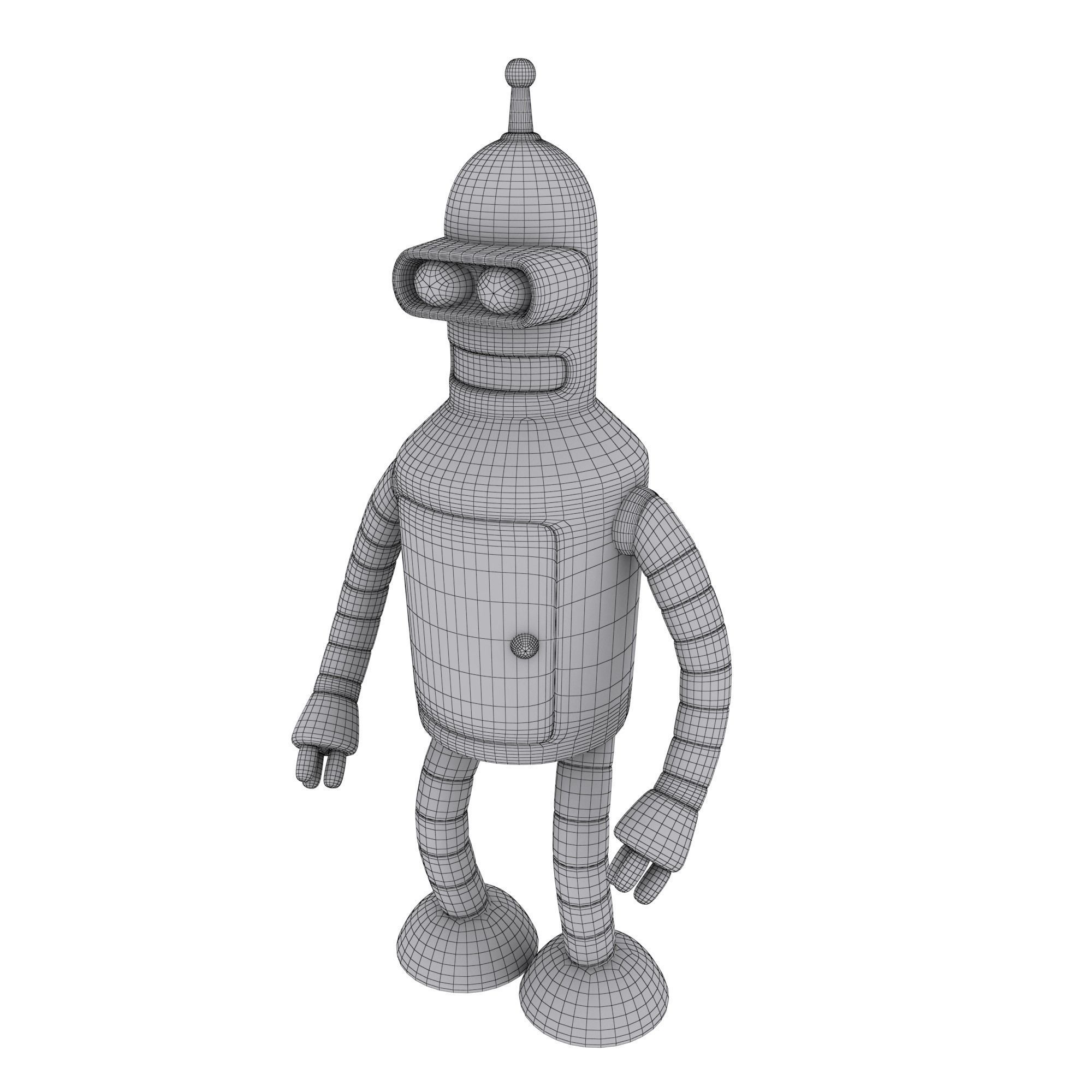 Bender robot Futurama 3D model | CGTrader