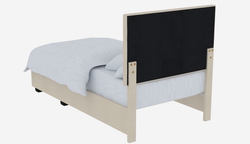 bed with full linens free 3D model | CGTrader