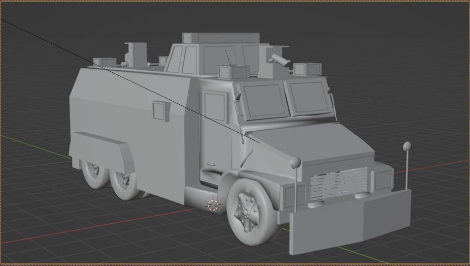 3D model Anti-riot police truck colombian VR / AR / low-poly | CGTrader