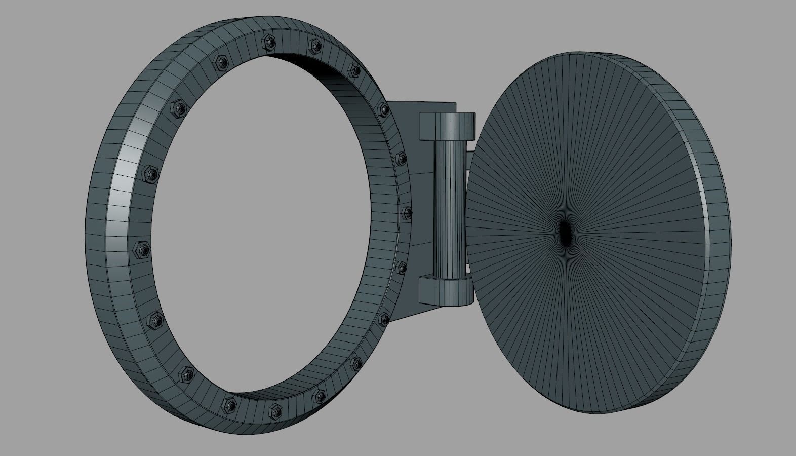 Submarine Hatch Door 3D model | CGTrader