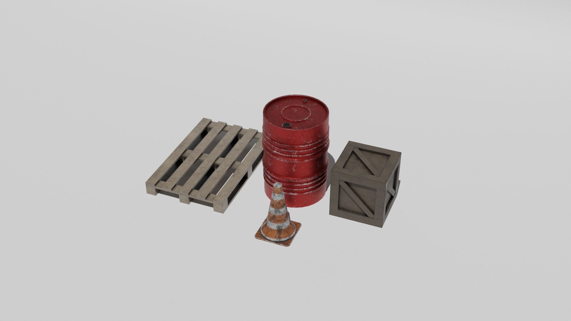 3D model Props barrel VR / AR / low-poly | CGTrader