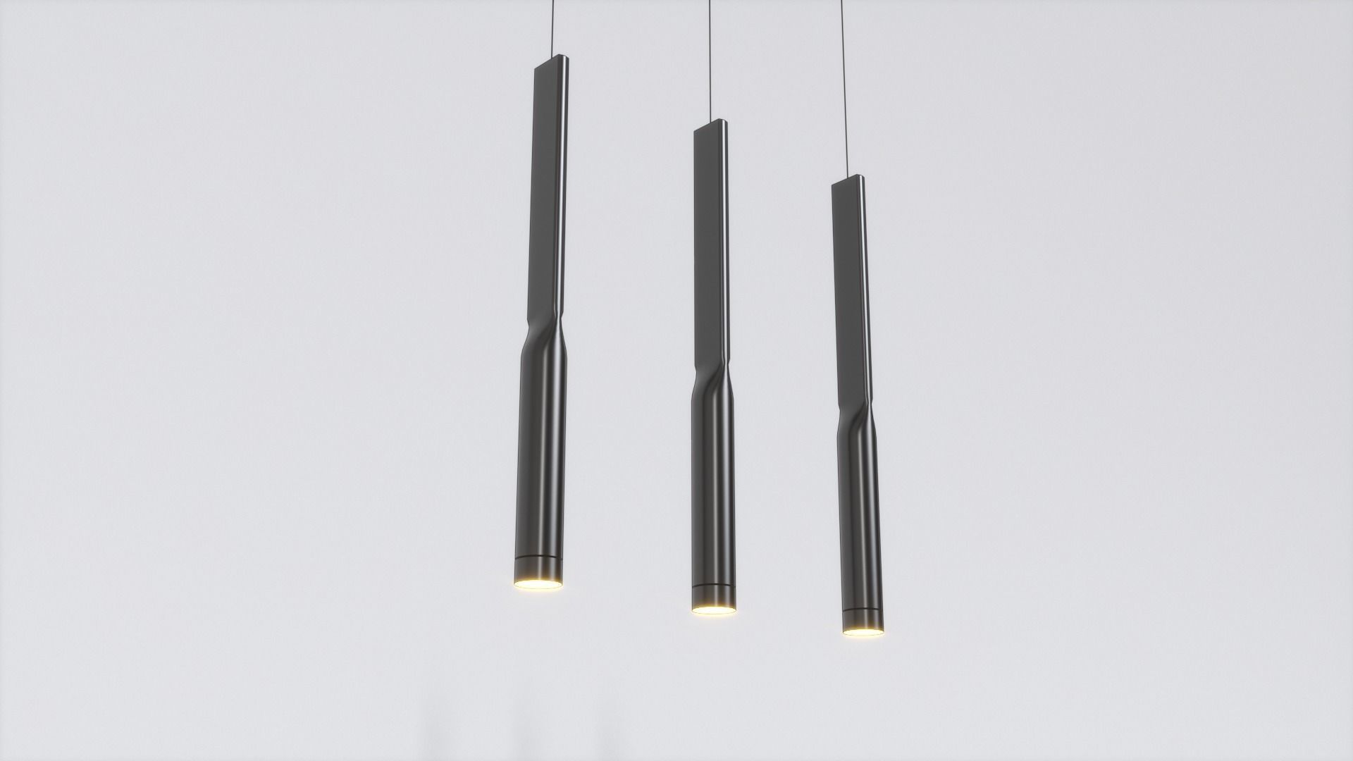 Futuristic Modern Pendant Light 02 3D model | CGTrader