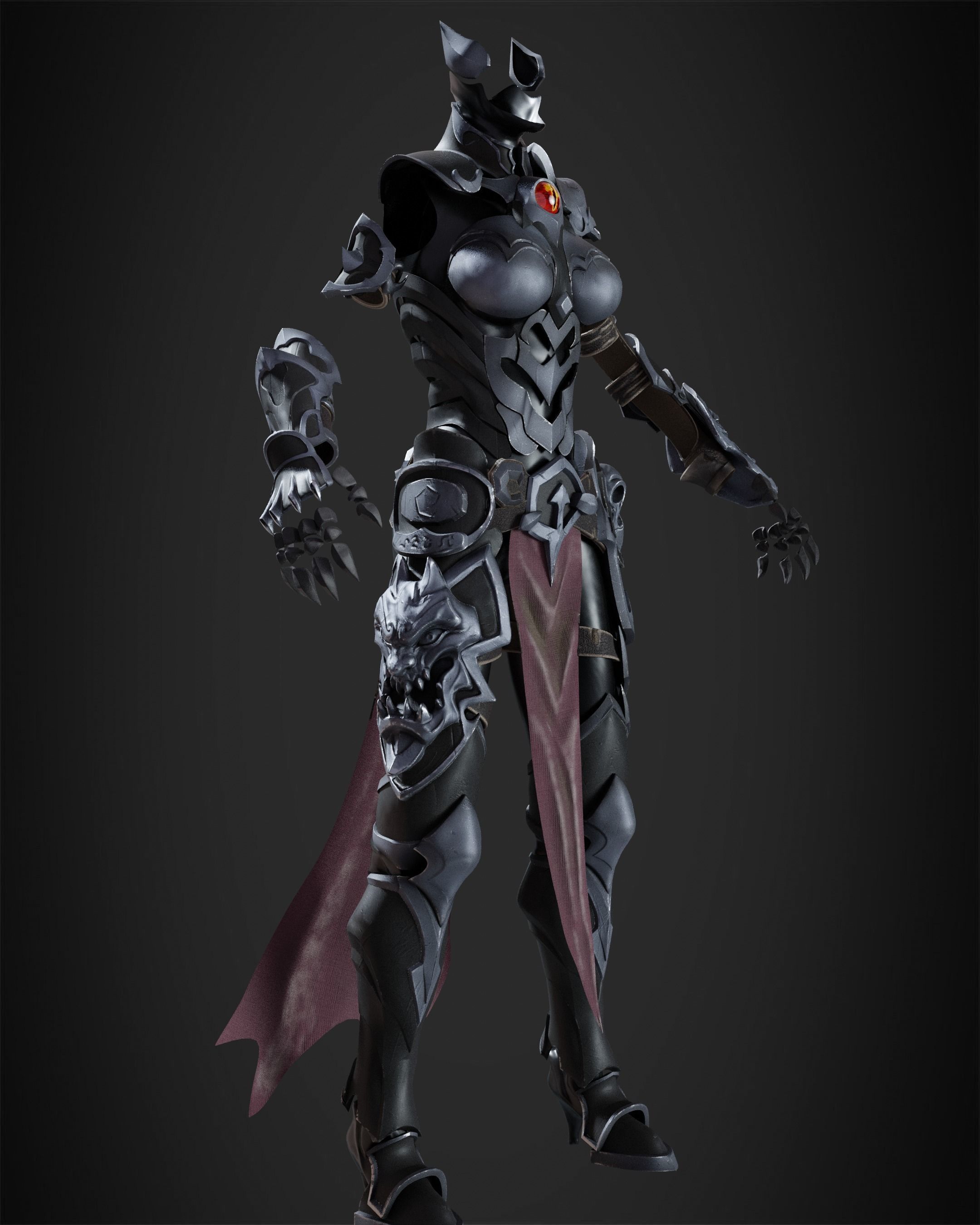 Darksiders 3 Fury Armor for Cosplay 3D model 3D printable | CGTrader