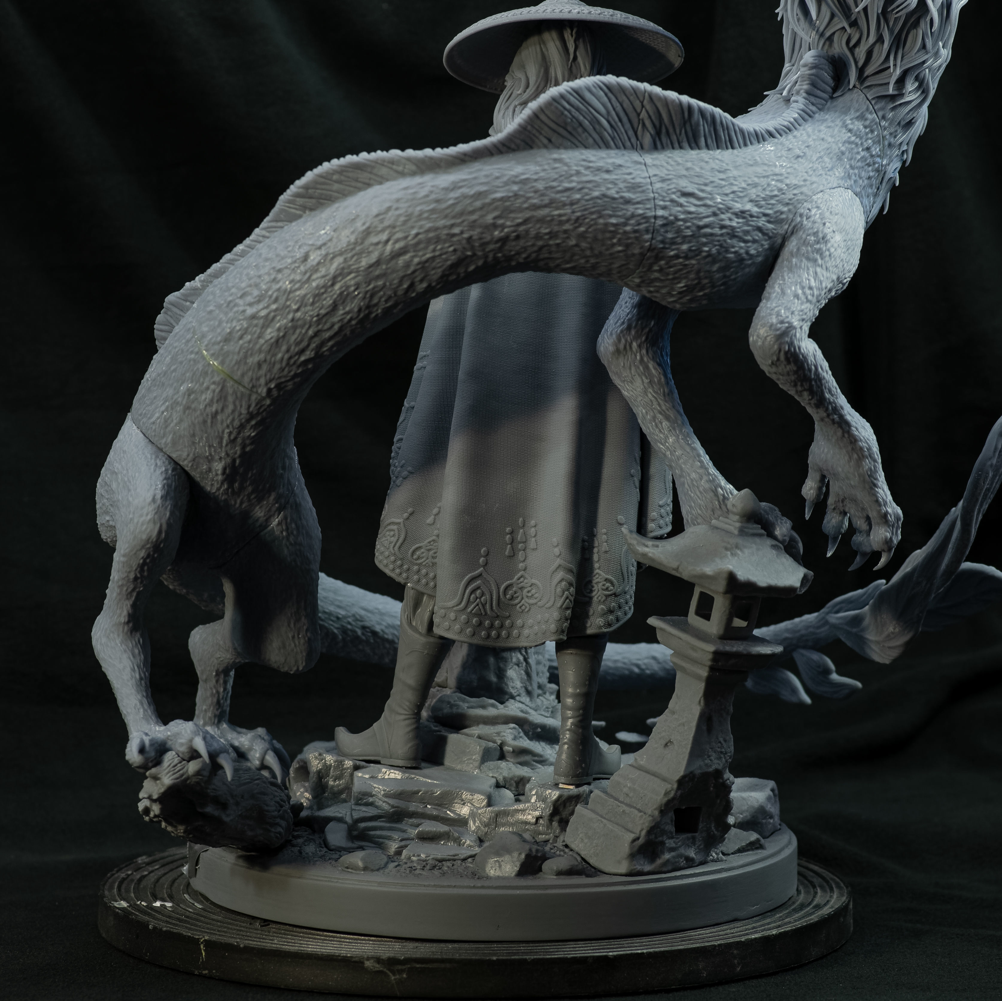 Raya and the last Draon - 3D Printable Statue 3D model 3D printable ...