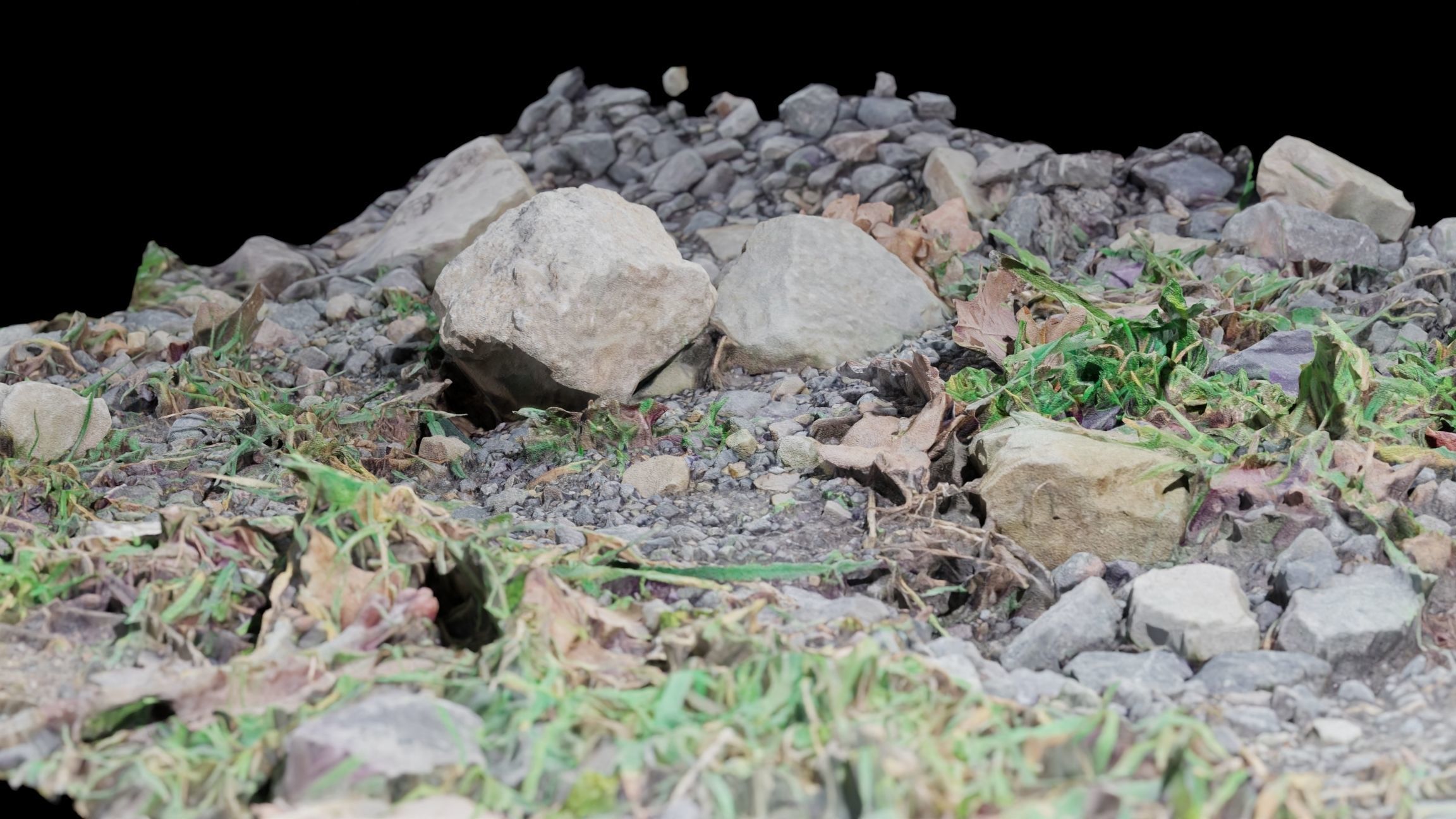 3D model Low-Poly Scanned Stone Ground VR / AR / low-poly | CGTrader