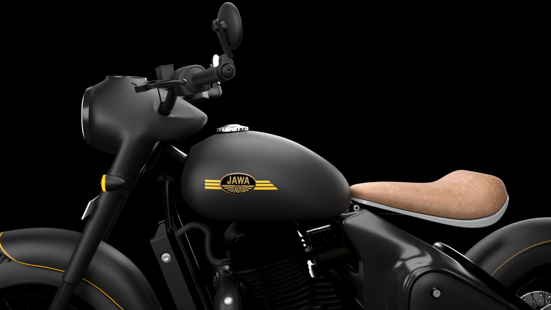 3D model Jawa Motor BIke VR / AR / low-poly | CGTrader