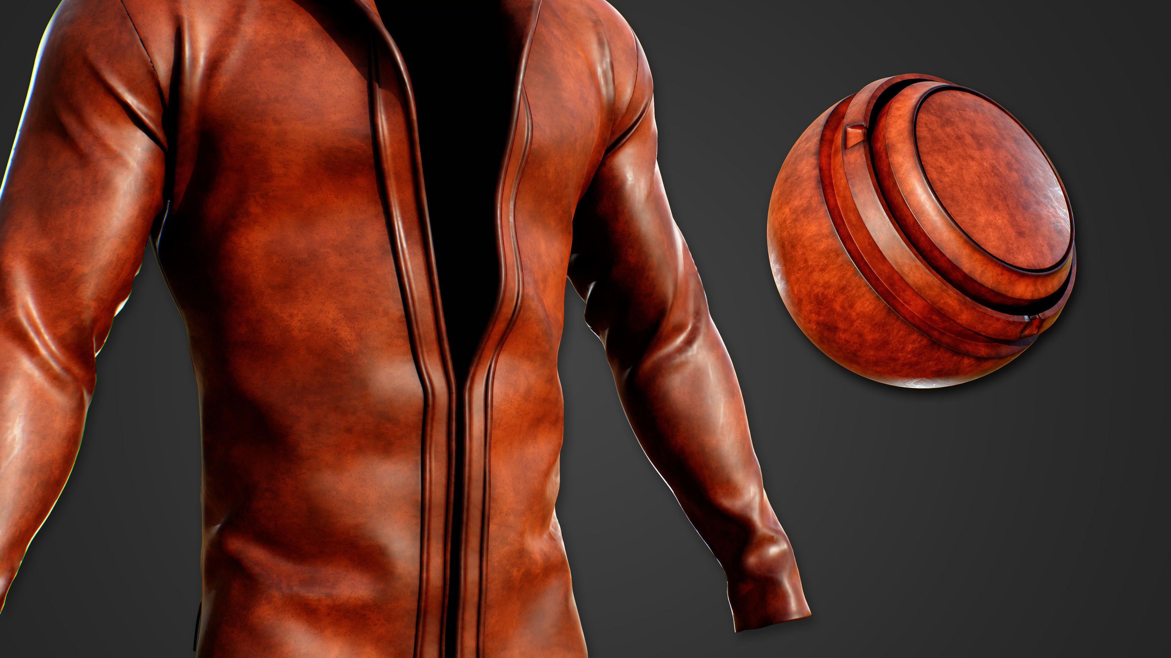 30 Leather Smart Materials Vol 02 Video Tutorial 3D model | CGTrader