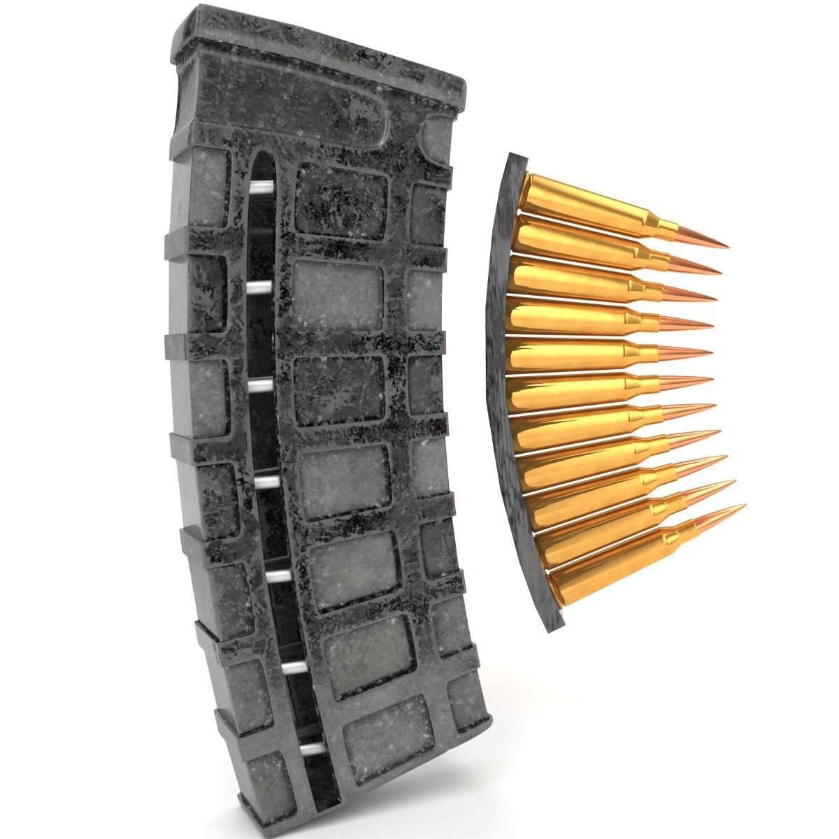 old magazine 3D model | CGTrader