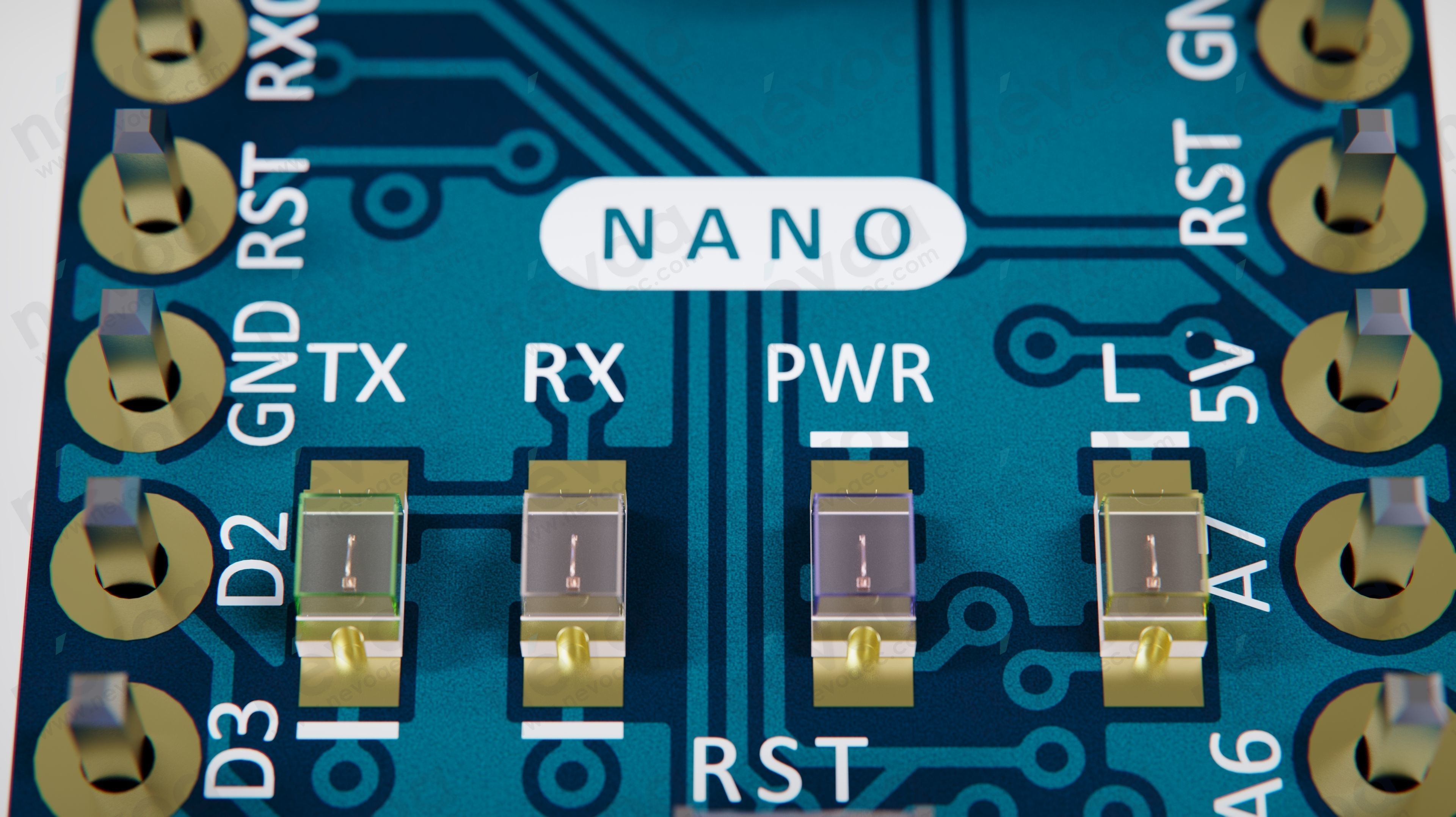Single-board microcontroller - Arduino Nano - Arduino 3D model | CGTrader