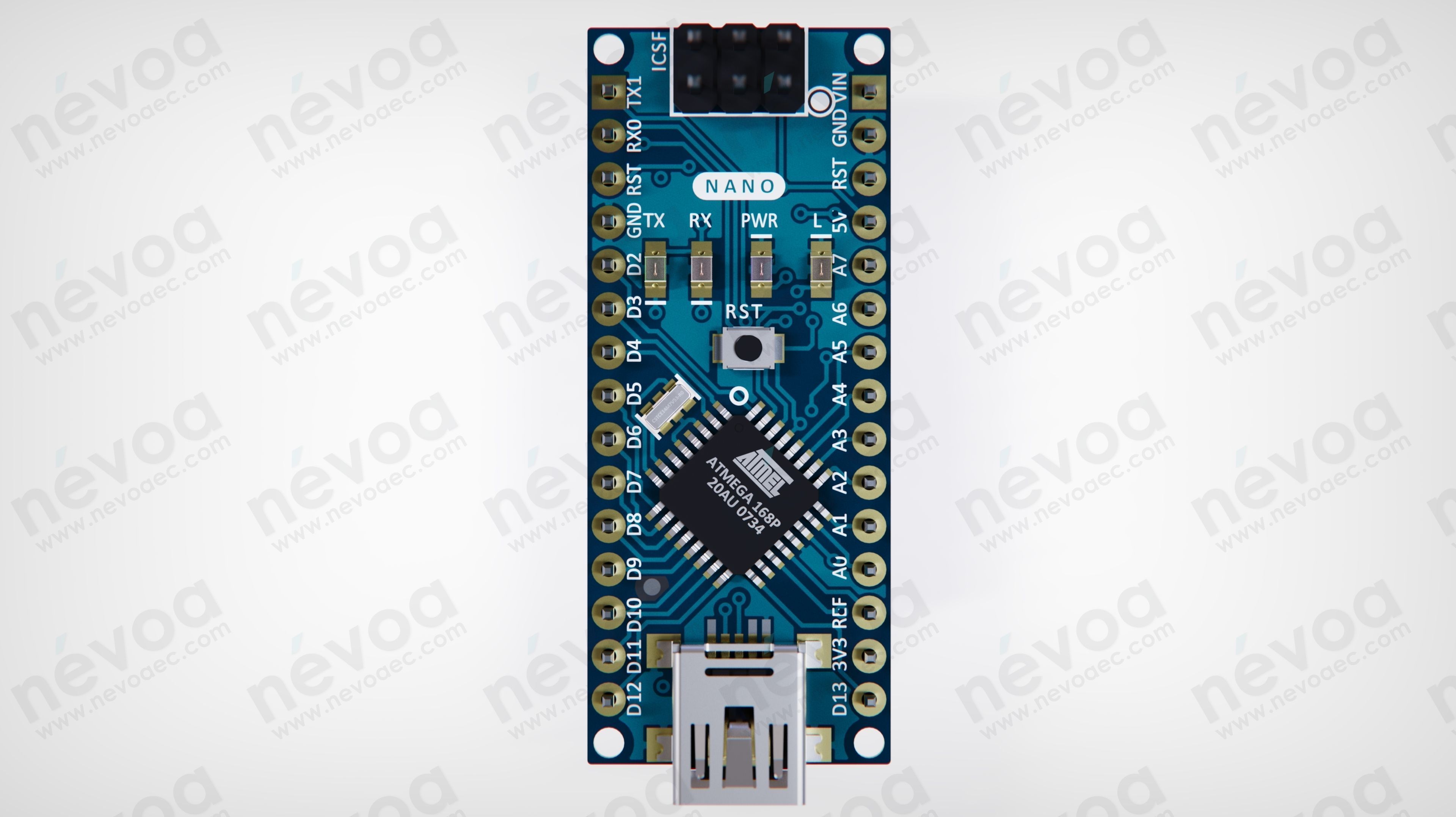Single-board microcontroller - Arduino Nano - Arduino 3D model | CGTrader