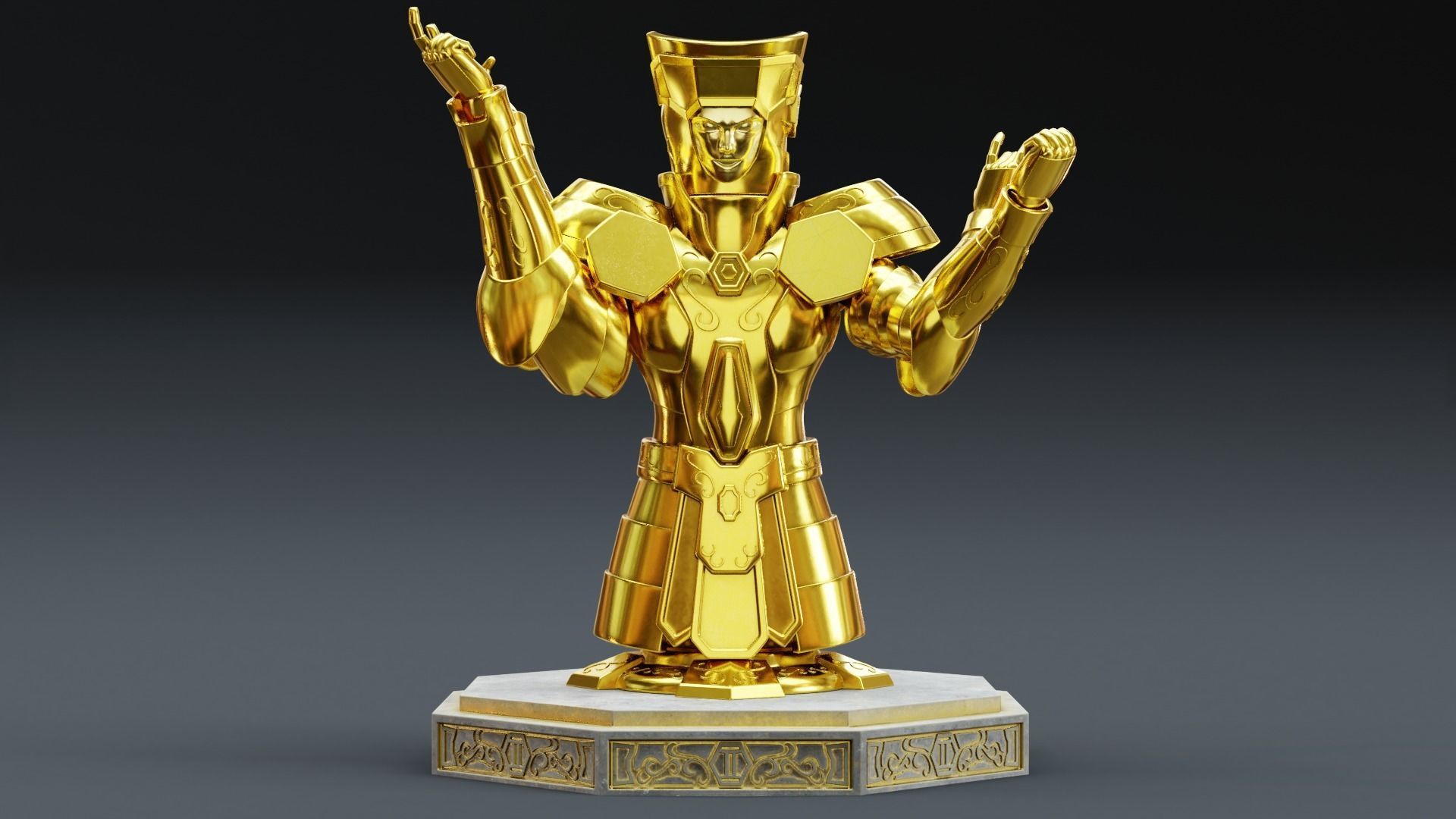 Gemini Cloth Miniature 3D model 3D printable | CGTrader