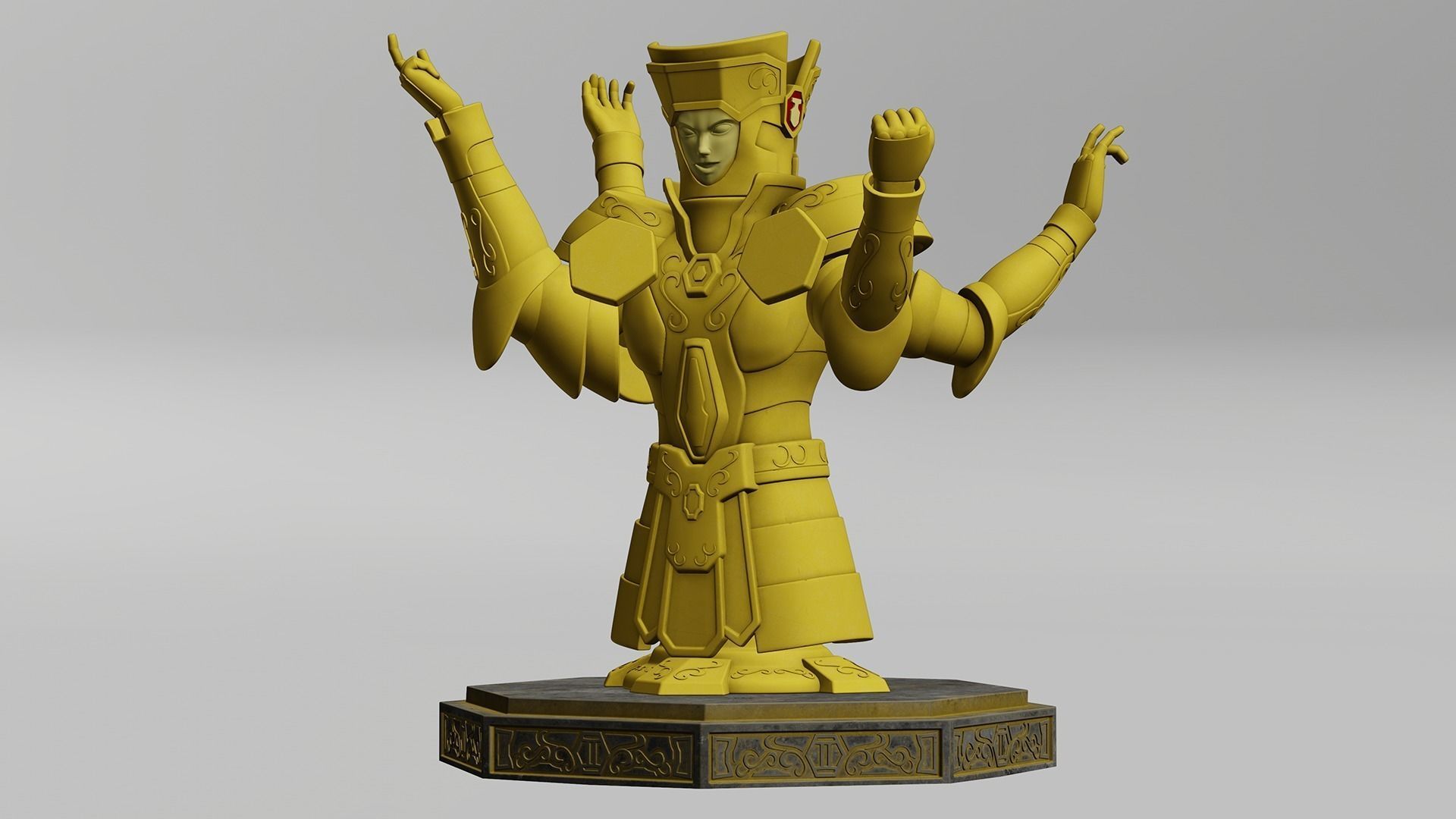 Gemini Cloth Miniature 3D model 3D printable | CGTrader