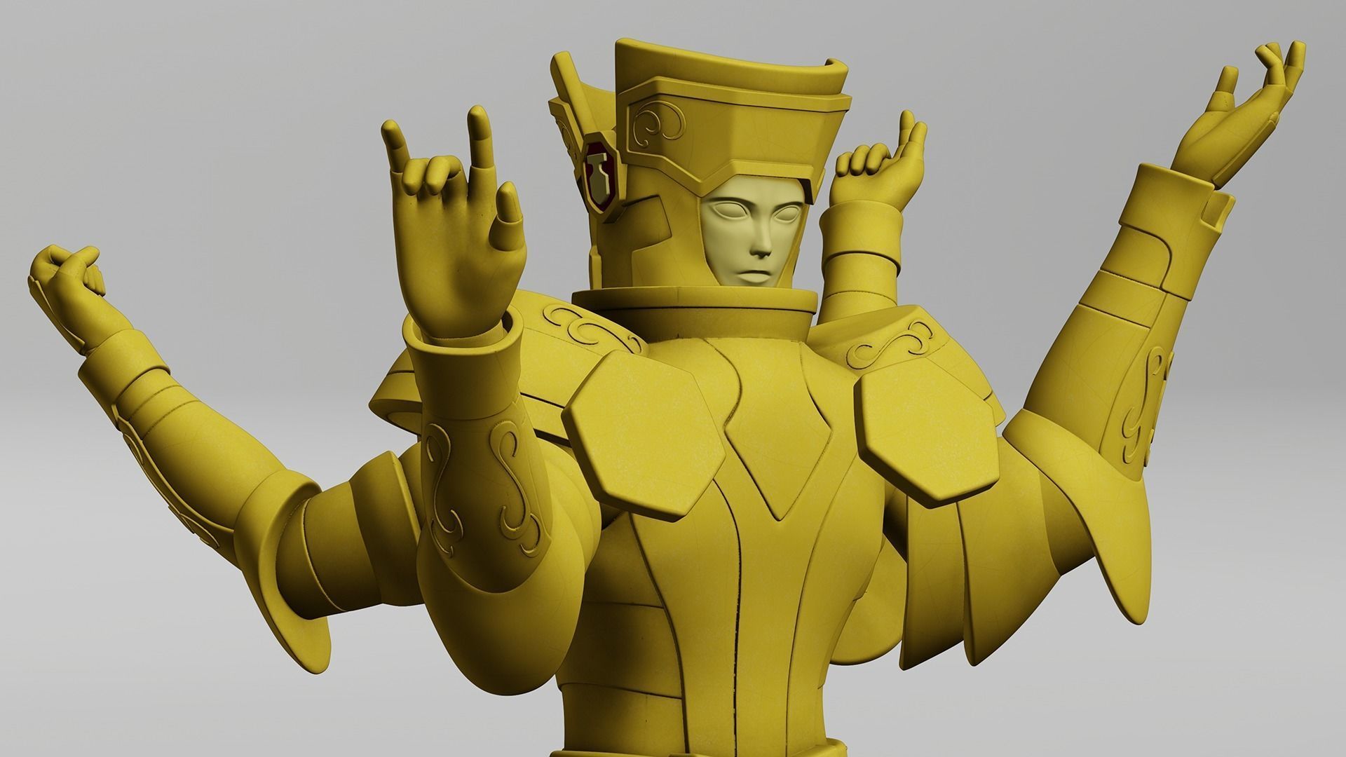 Gemini Cloth Miniature 3D model 3D printable | CGTrader