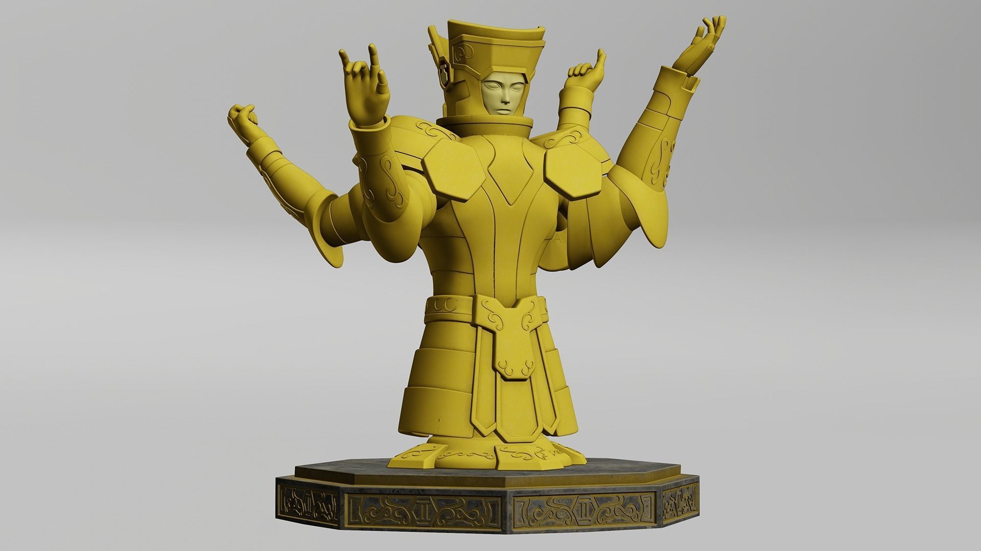 Gemini Cloth Miniature 3D model 3D printable | CGTrader