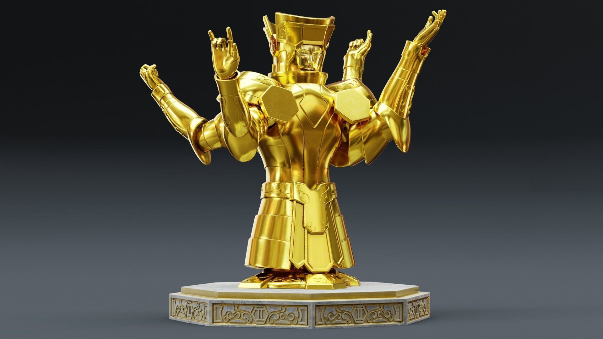 Gemini Cloth Miniature 3D model 3D printable | CGTrader