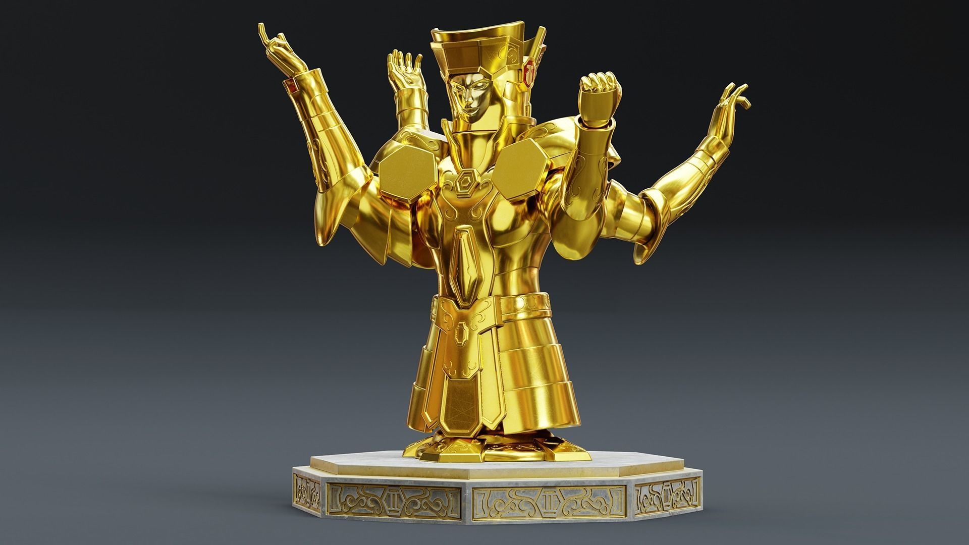 Gemini Cloth Miniature 3D model 3D printable | CGTrader