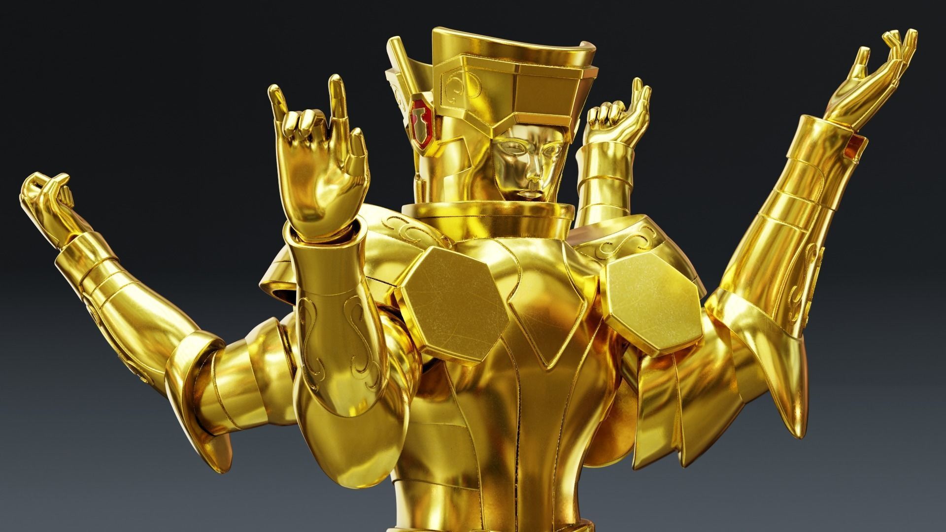 Gemini Cloth Miniature 3D model 3D printable | CGTrader