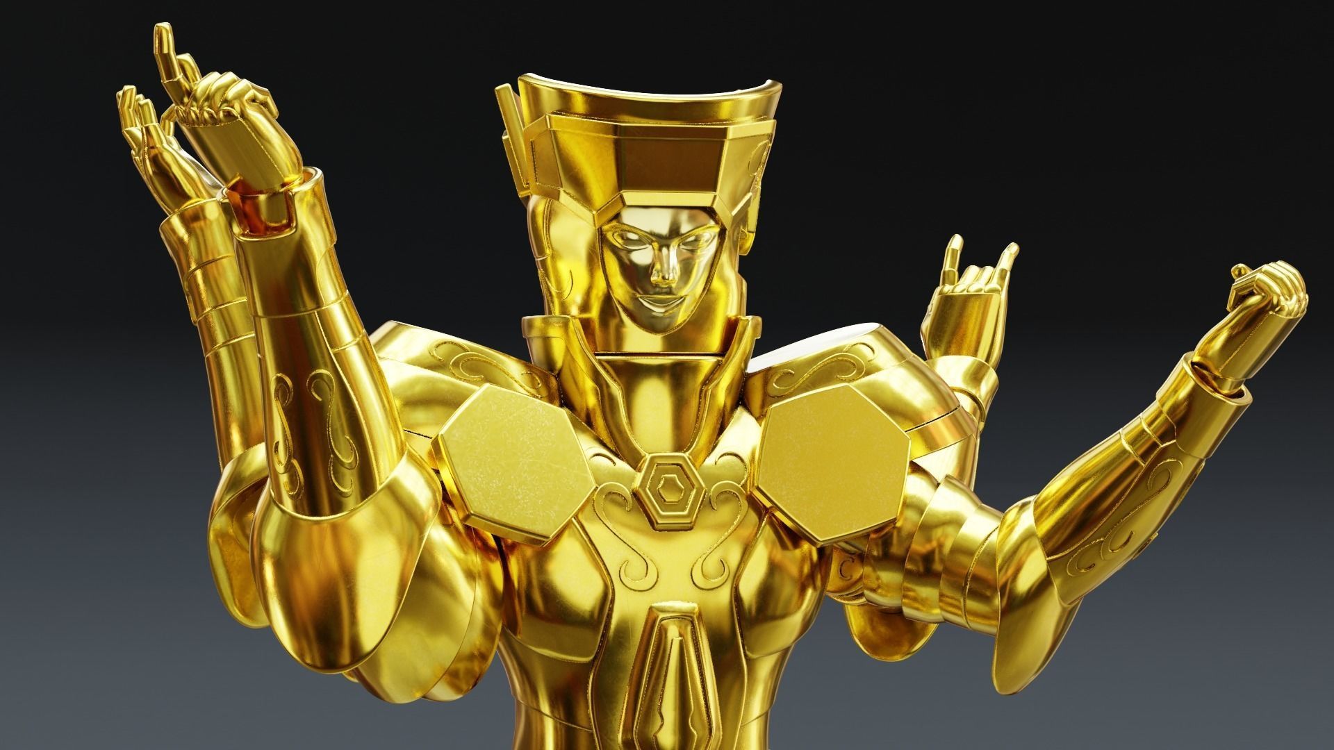 Gemini Cloth Miniature 3D model 3D printable | CGTrader