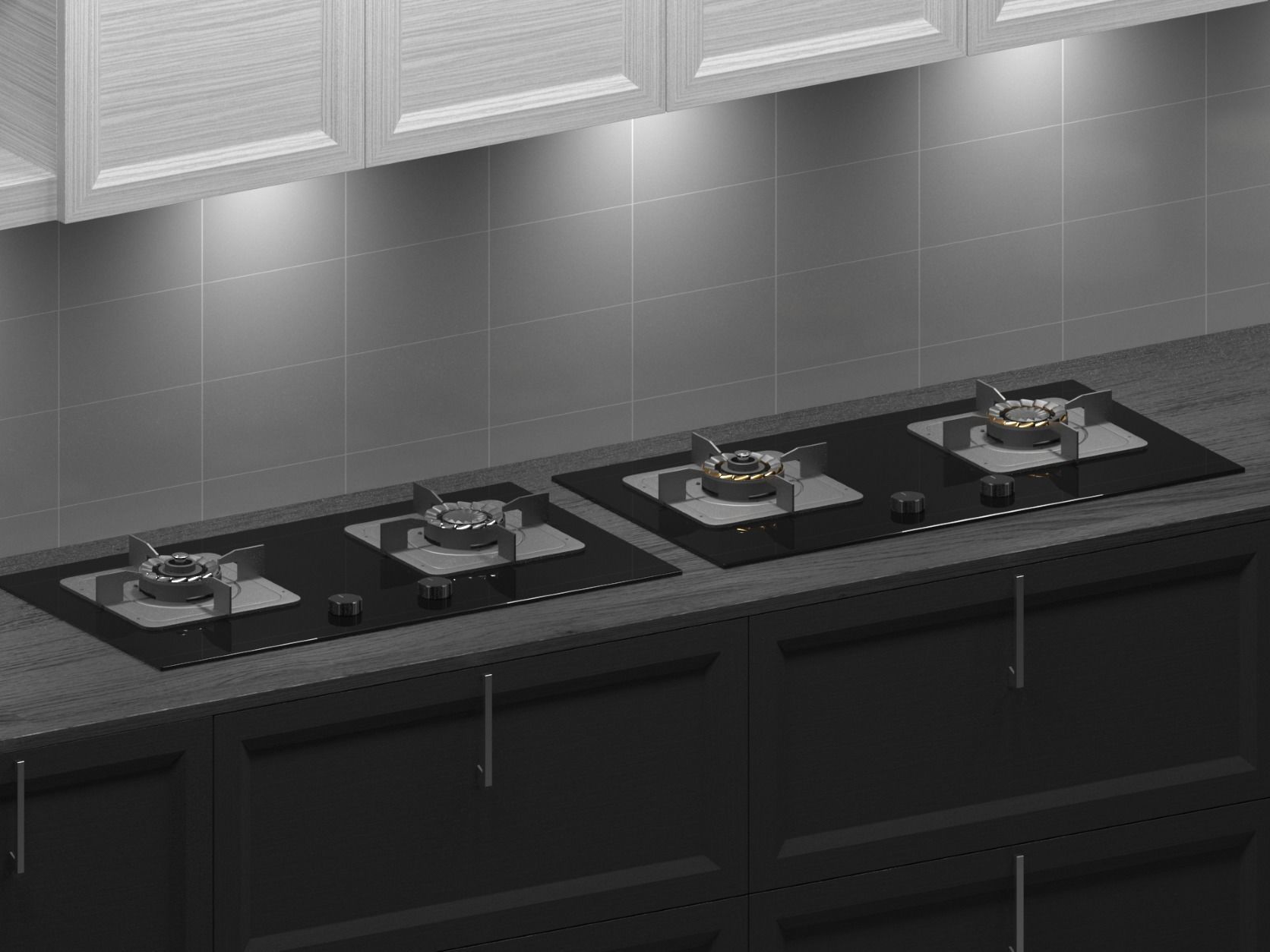 Vantage gas stove 3D model | CGTrader