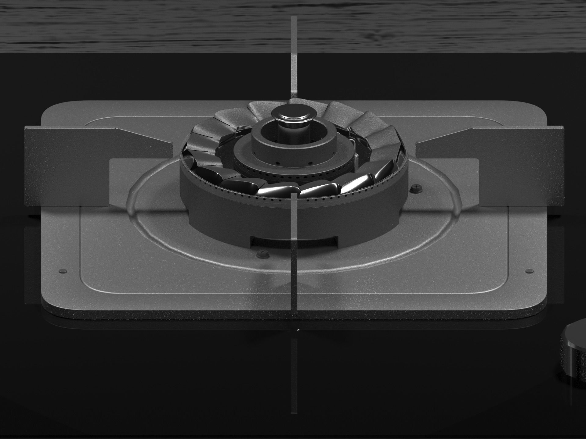 Vantage gas stove 3D model | CGTrader