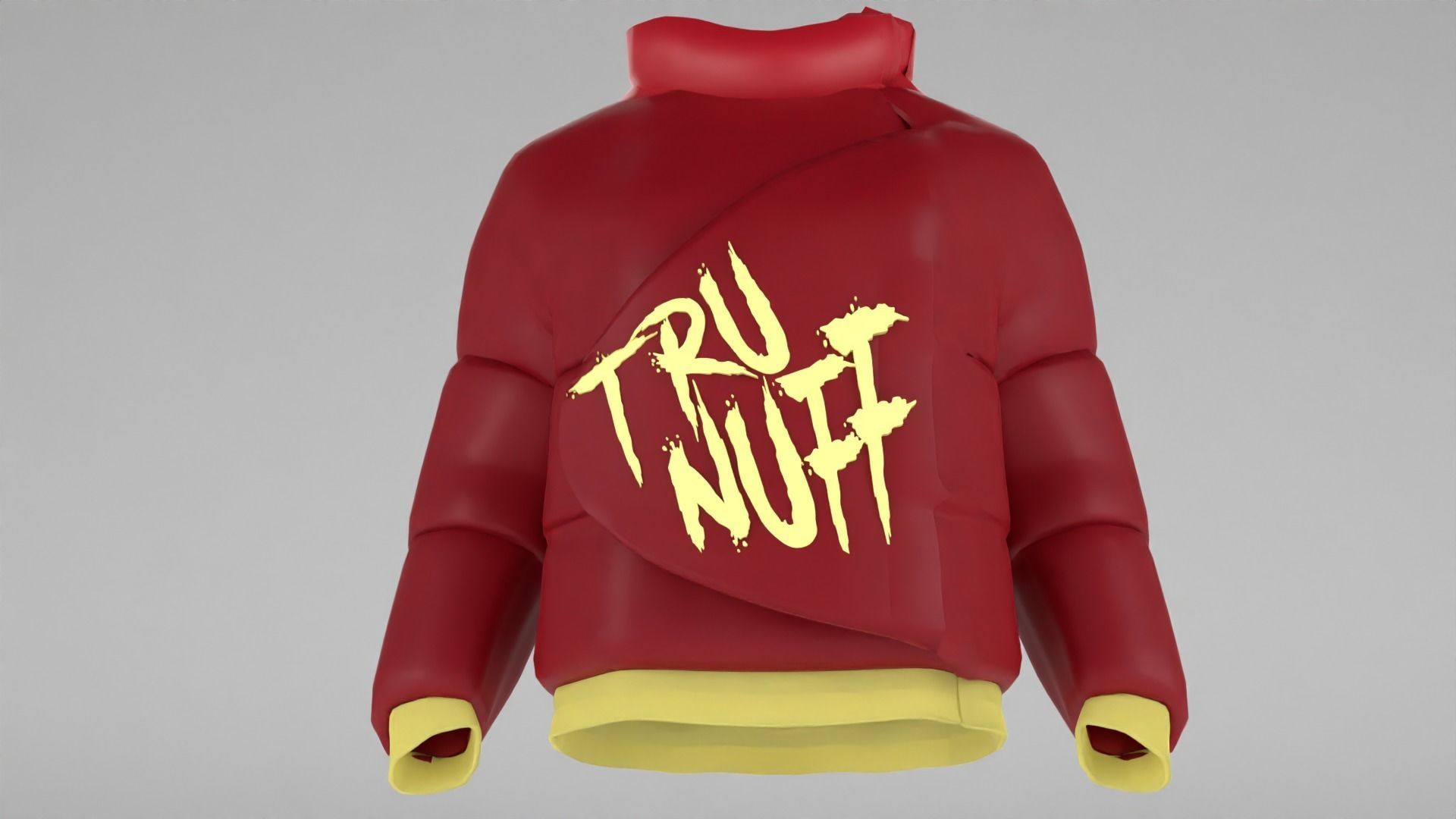 Tru Nuff Puffer Jacket 3D model | CGTrader