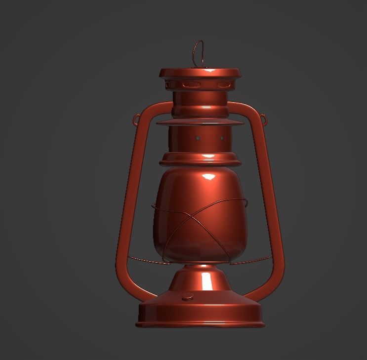 Rusty Lantern free 3D model | CGTrader