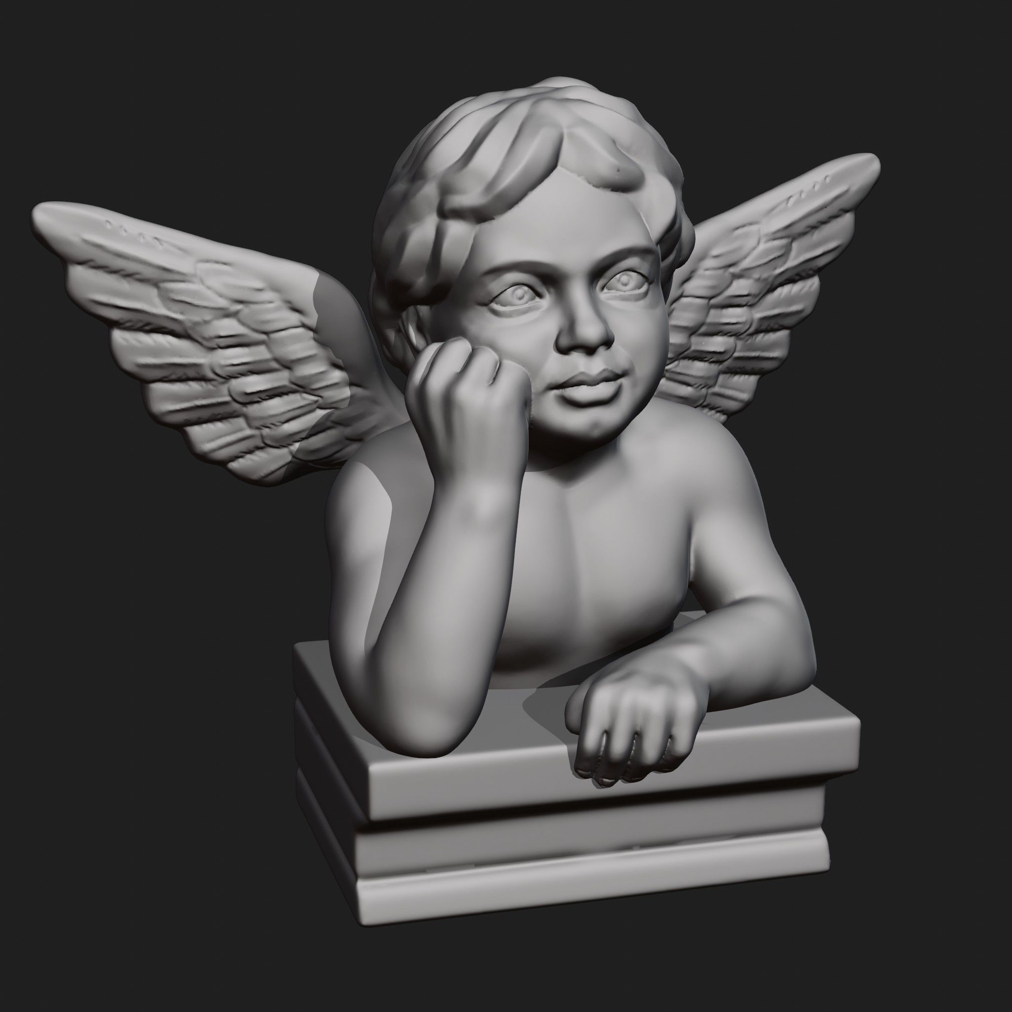 Cherub Baby Angel 2 free 3D model 3D printable | CGTrader