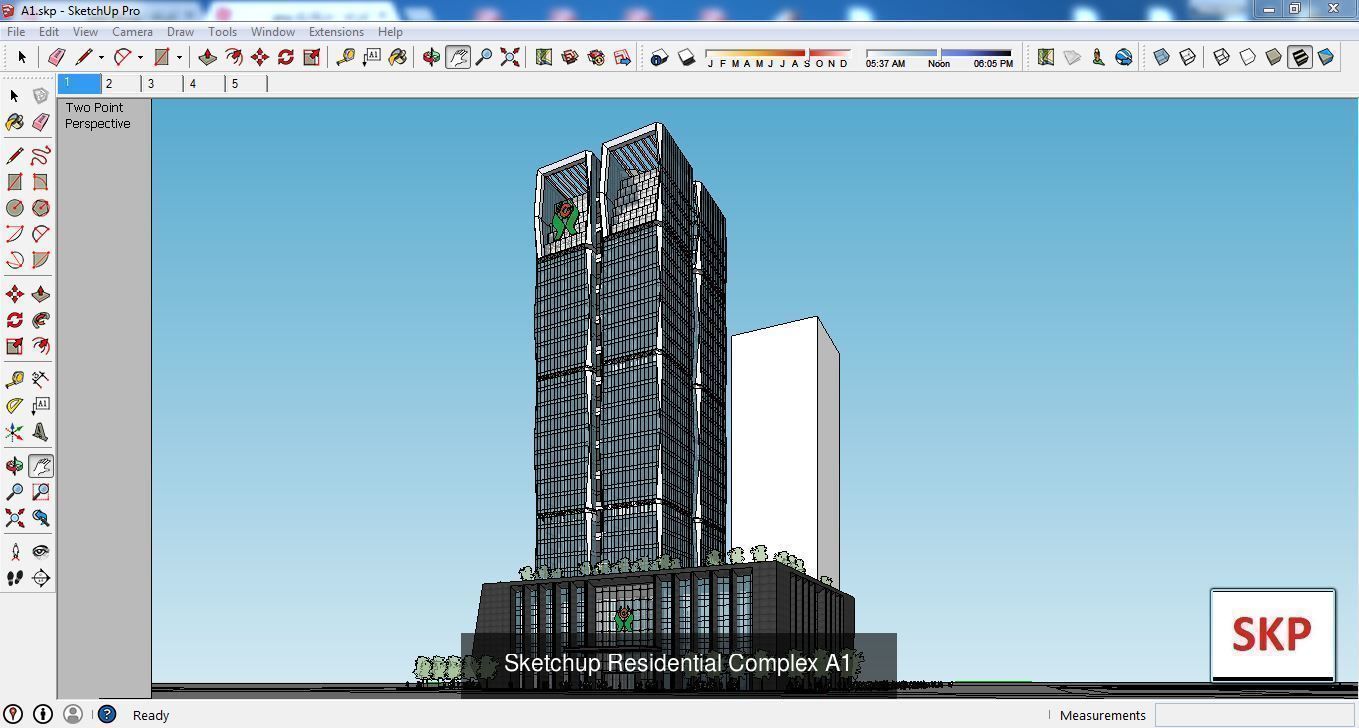 Collection 27 Sketchup Residential Complex models | CGTrader