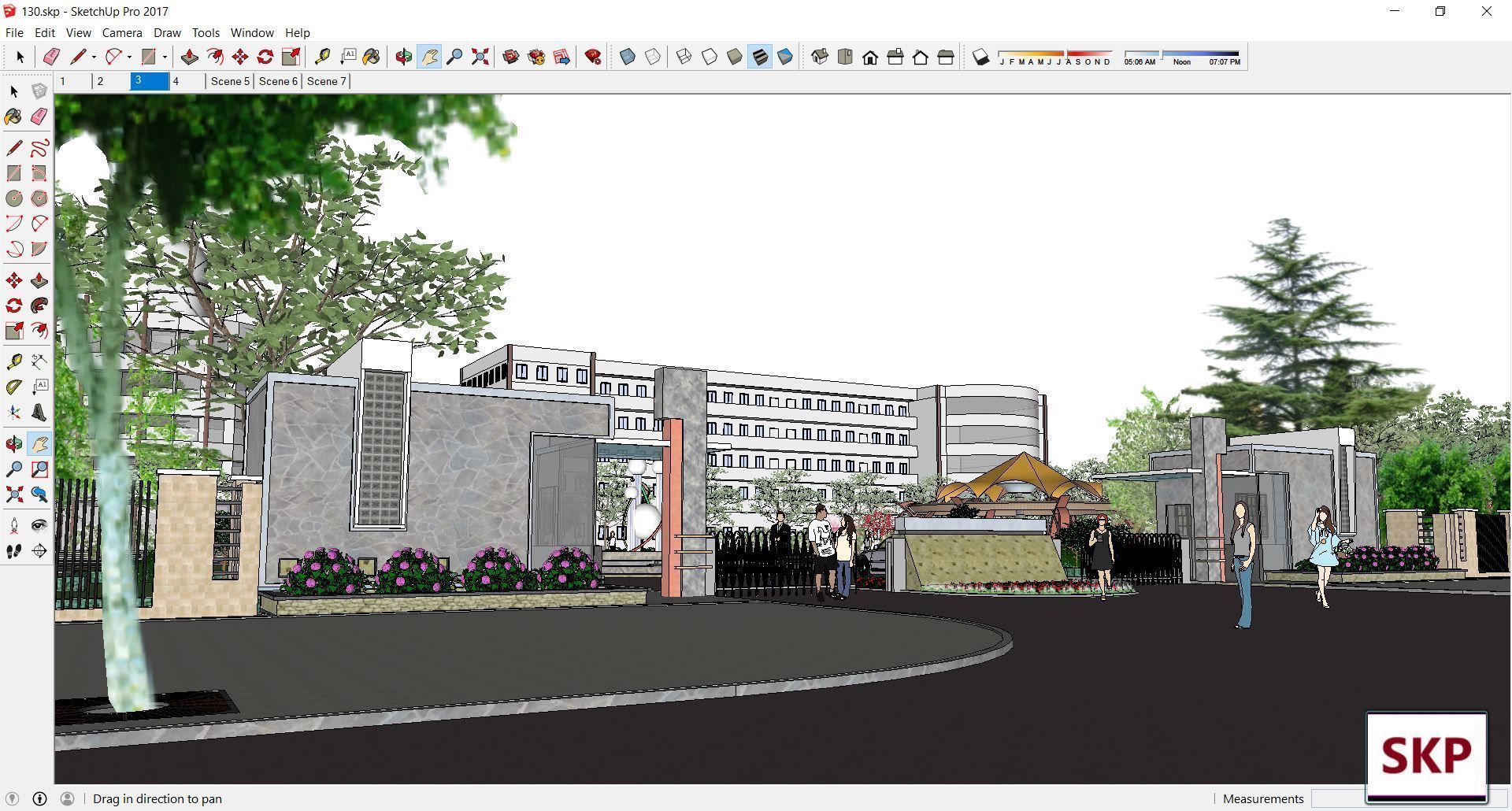 Sketchup School and University 130 3D model | CGTrader