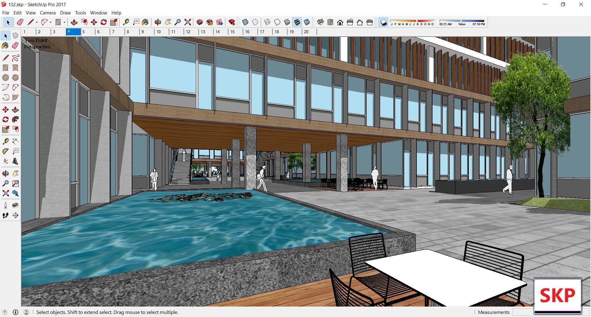 Sketchup School and University 132 3D model | CGTrader