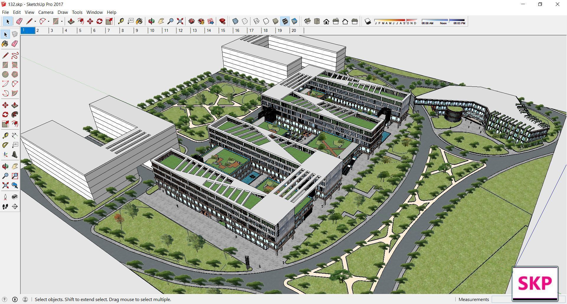 Sketchup School and University 132 3D model | CGTrader