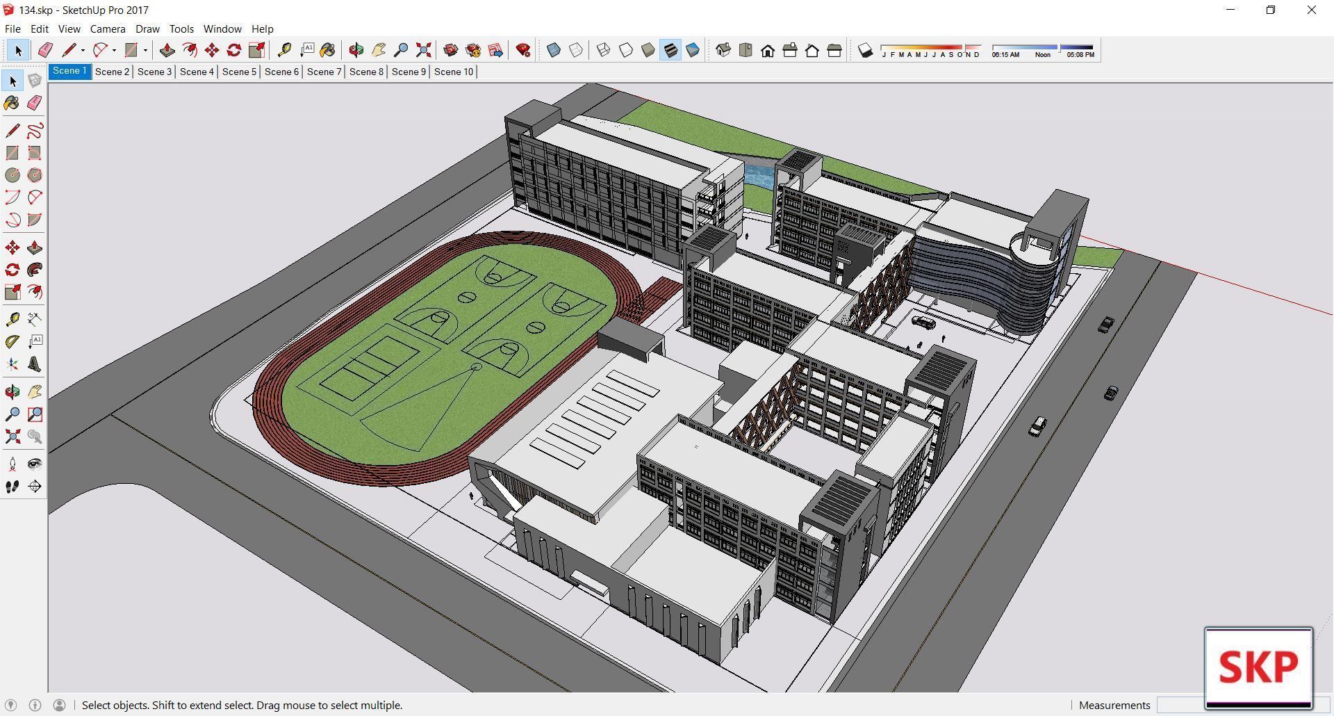 Sketchup School and University 134 3D model | CGTrader